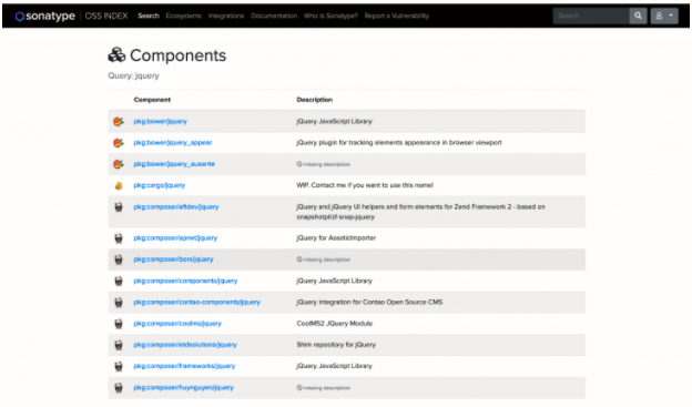 How to use Sonatype OSS Index to identify open source security vulnerabilities